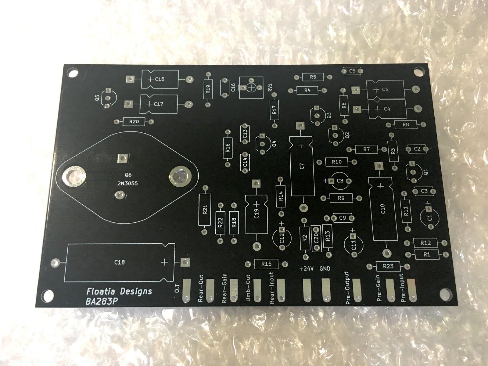 Floatia Designs: BA283P PreampBoard for Neve
