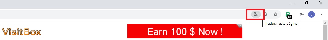 Dinero Virtual: Visit Box