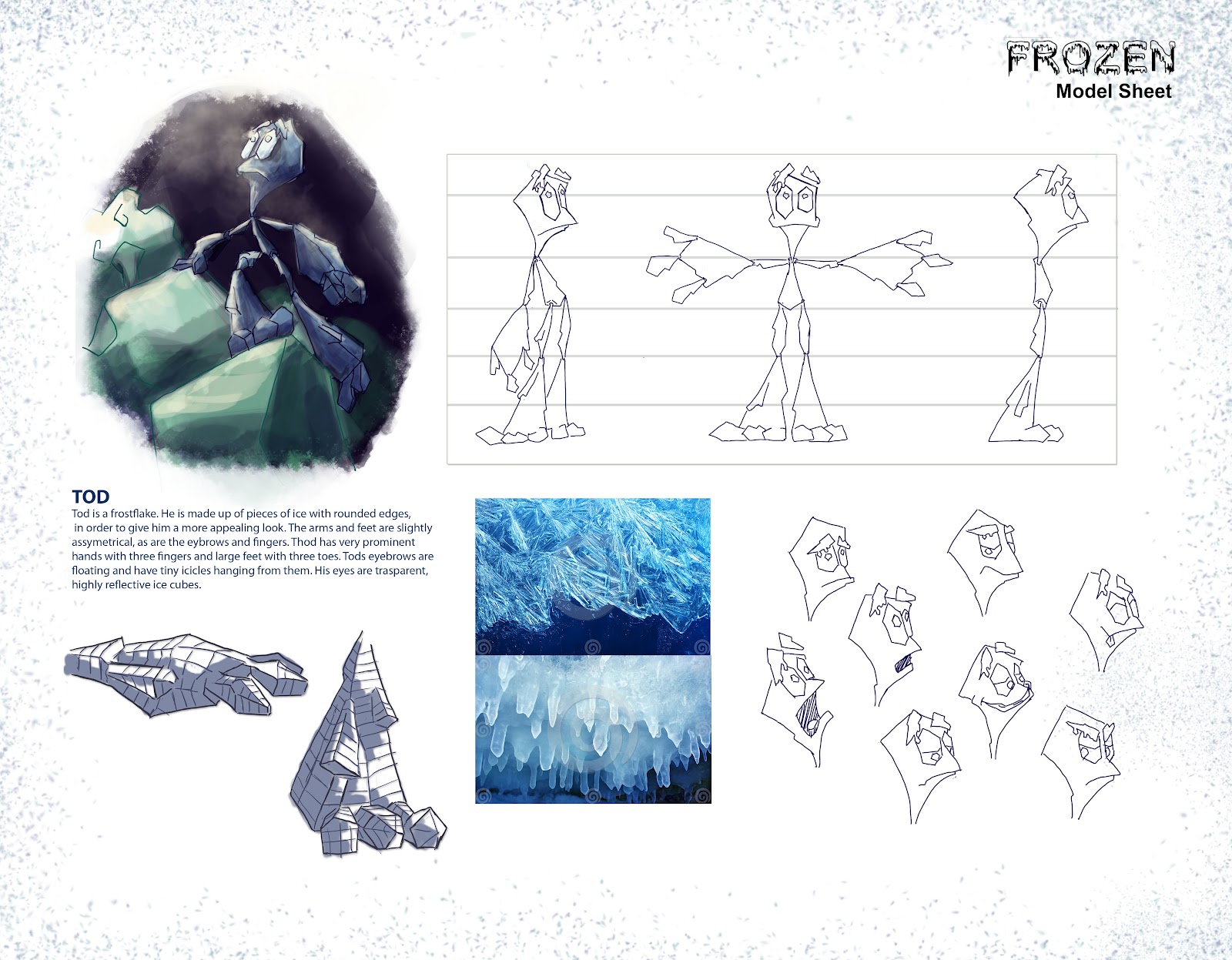 Monika's Animation and Art Blog: Frozen: Model Sheets
