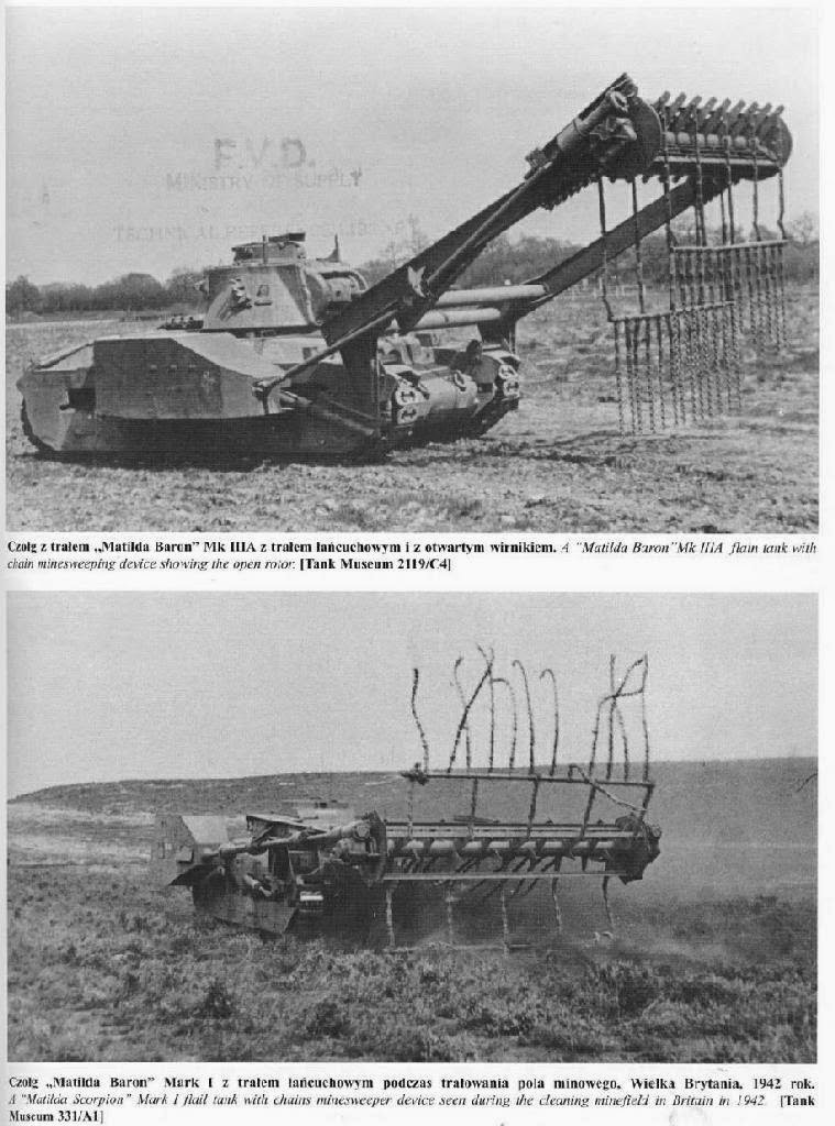 Allied Tanks and Combat Vehicles of World War II: Matilda-based flail ...