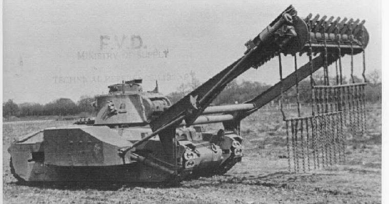 Allied Tanks and Combat Vehicles of World War II: Matilda-based flail ...