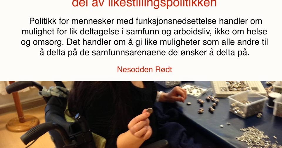 Rødt: BPA - Brukerstyrt personlig assistent