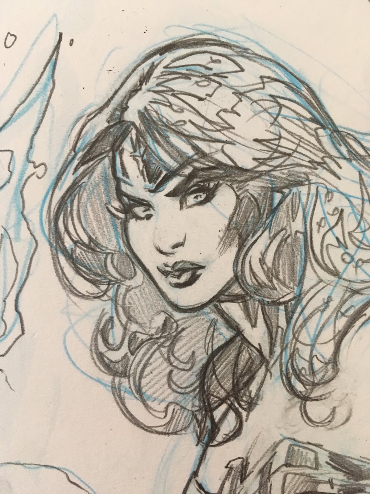 The Bombshellter: Wonder Woman 64 Step by Step Part 1 Line Art