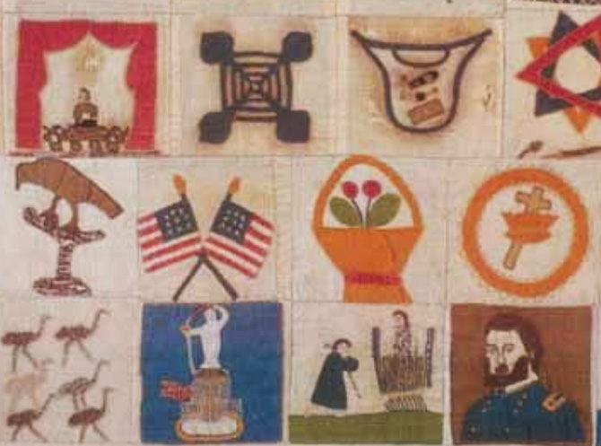 Civil War Quilts: The Constitution Quilt: 2 Versions