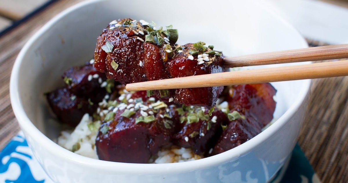 Hong Shao Rou (Shanghai Style Red Braised Pork Belly) ~ denimelon eats