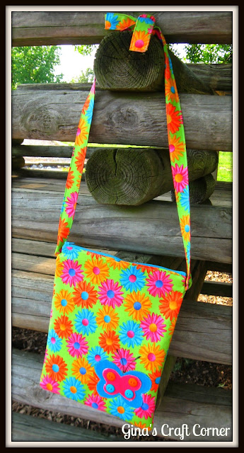 Appliqued Crossover Bag for Kids — Gina's Craft Corner