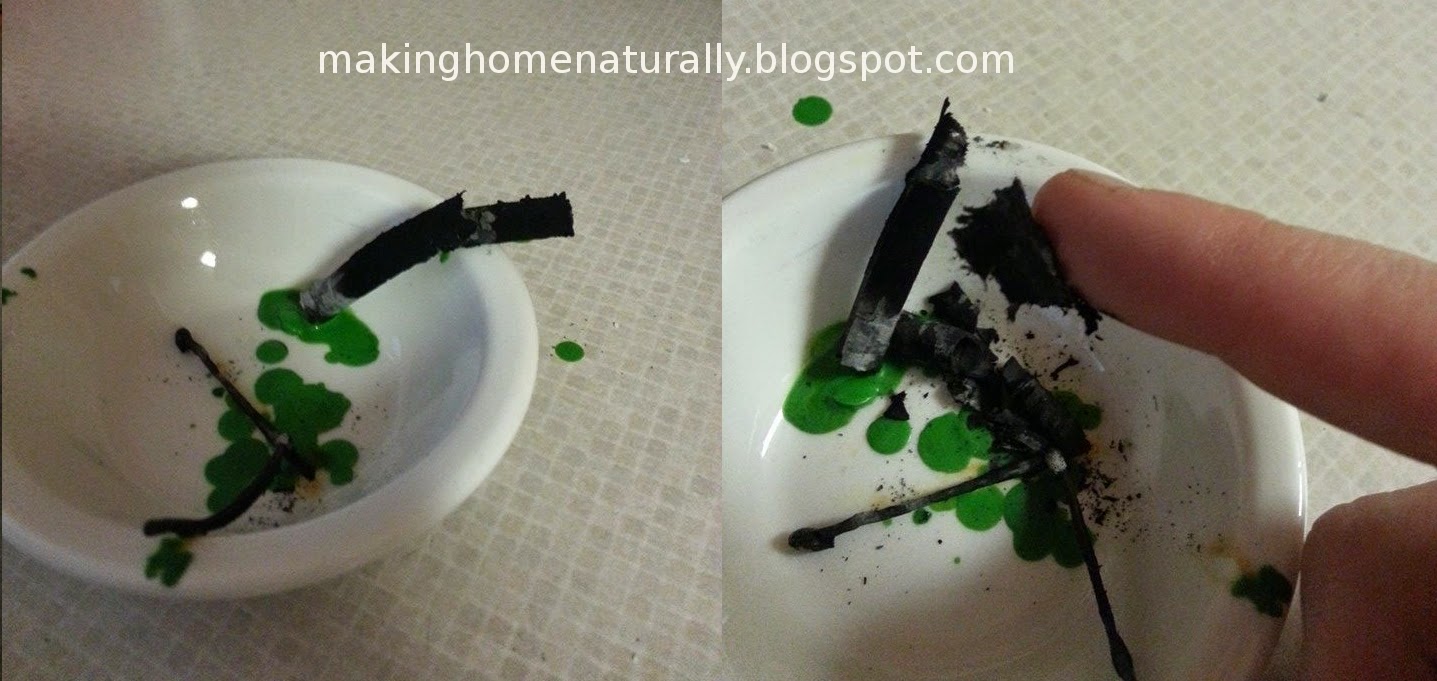 ~Making Home Naturally~: A Crayon as an Emergency Candle? Yes!