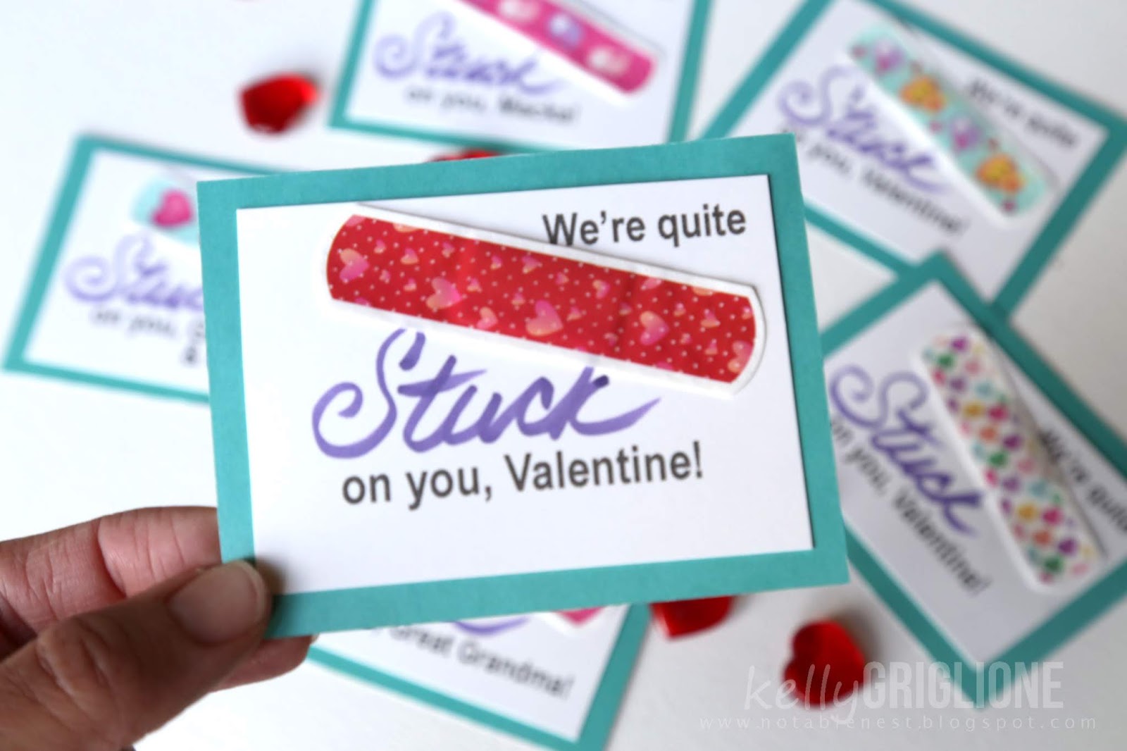 Notable Nest: DIY Band-Aid Valentines: I'm Stuck on You!