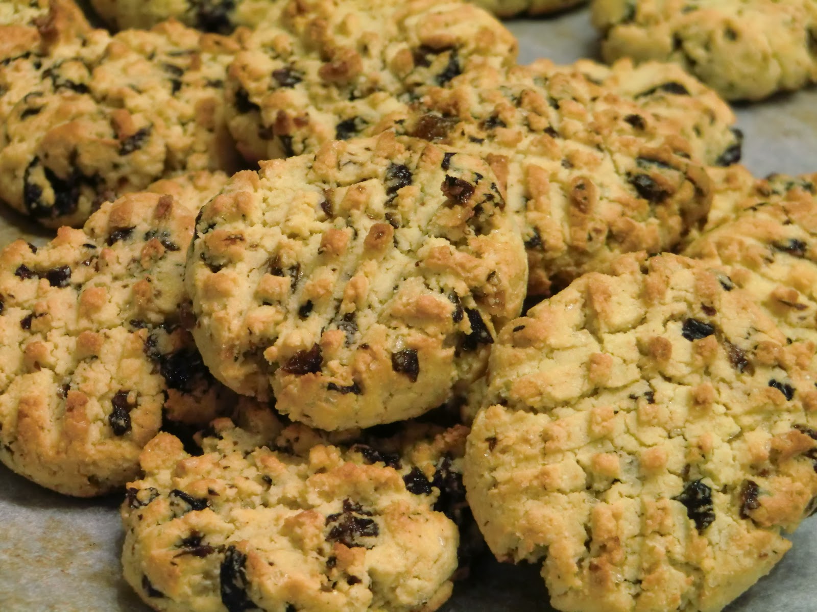 Kjerstis mat och prat: Gluten- och mjölkfria russinkakor