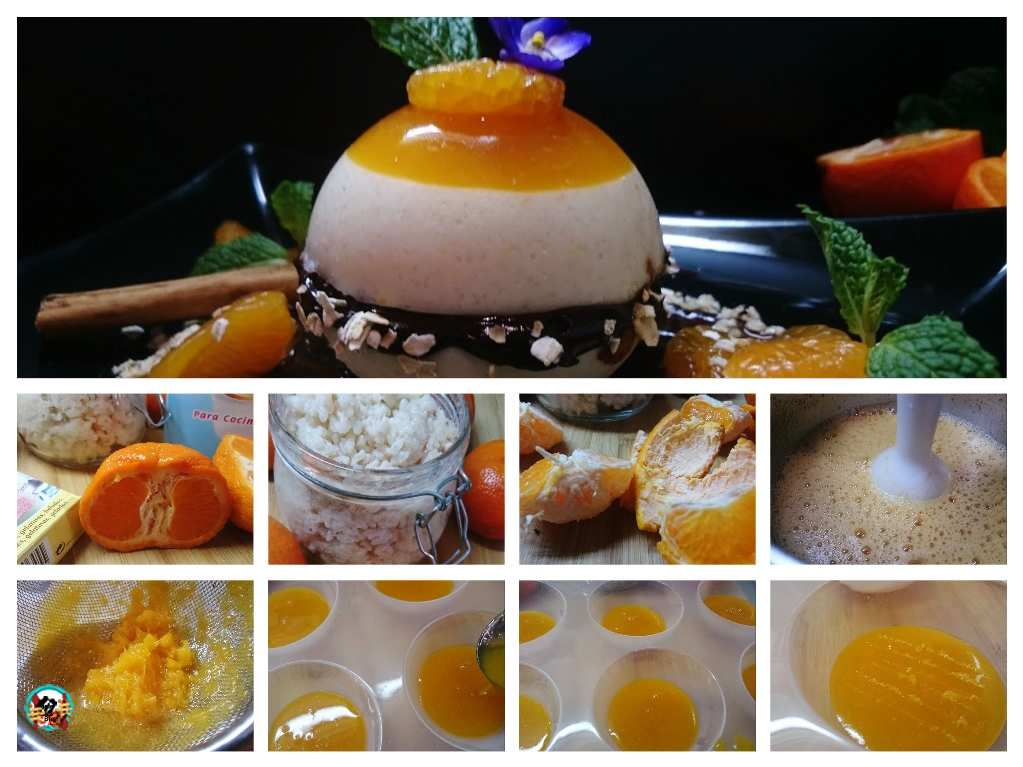 Esfera de mousse con mandarinas - ¡Huele Bien!