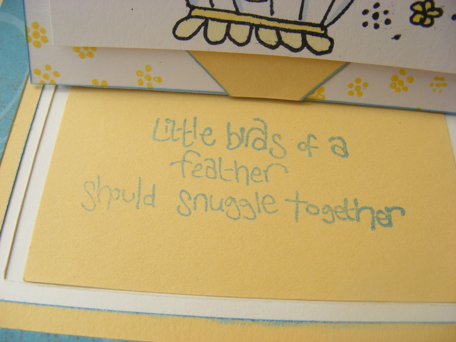 Nichola's Designs: Push pull card.