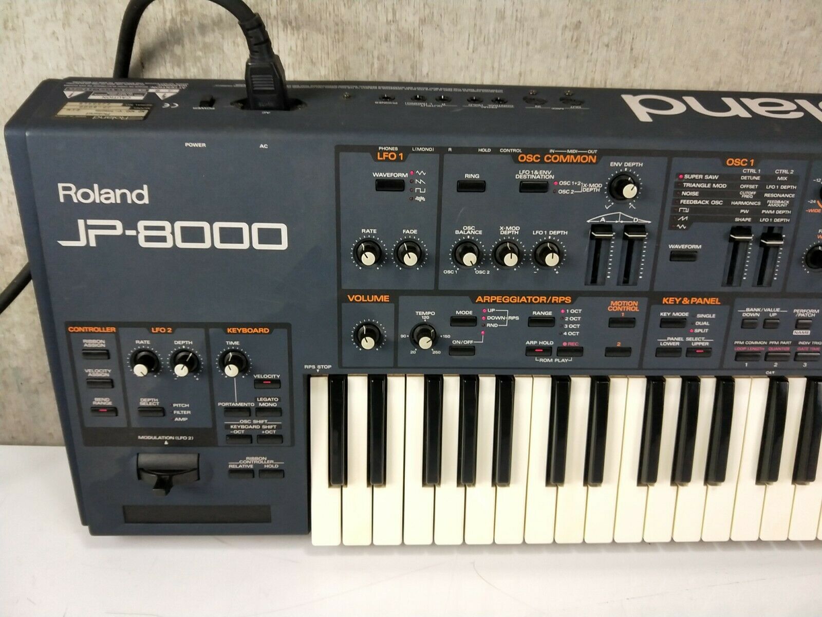 MATRIXSYNTH: Roland JP-8000 Analog Modelling Synthesizer SN ZJ33418