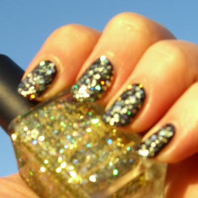 Polish, Plants & More....: Barry M - Yellow Topaz Glitter