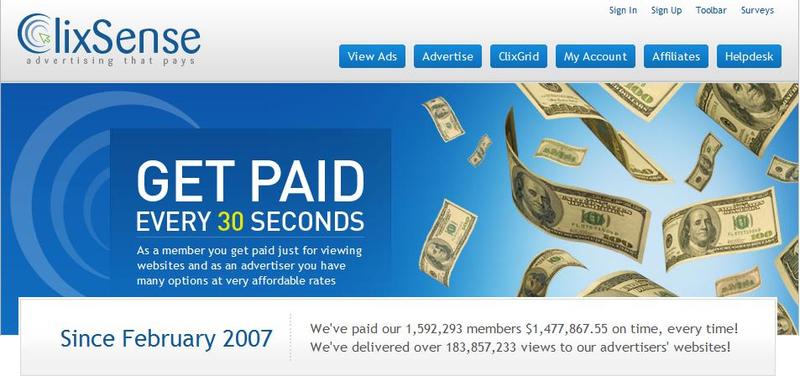 Clixsense o segundo melhor ptc | Onebux Brasil