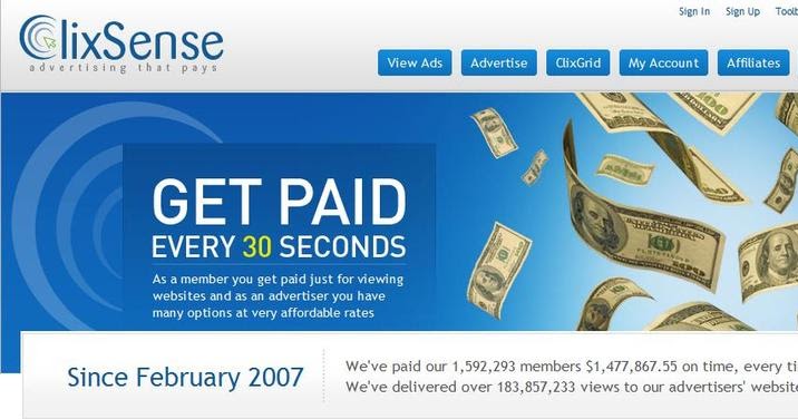 Clixsense o segundo melhor ptc | Onebux Brasil