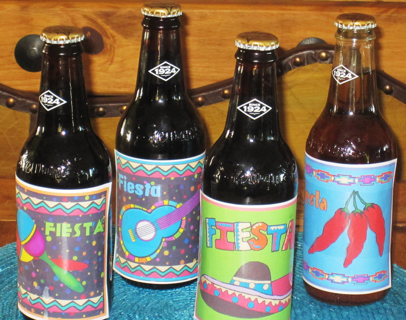 Party Bottle Labels "Fiesta" - Parties and Patterns