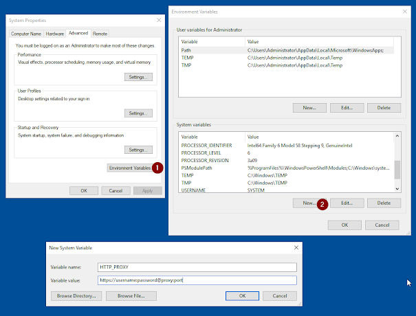 Docker Proxy Settings