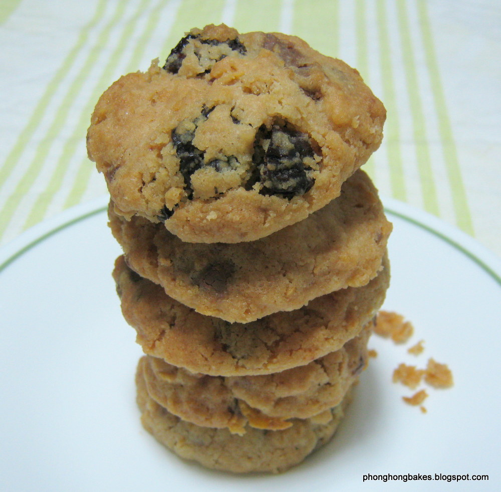 PH the Malaysian Carnivore: Chocolate Cherry Crunch Cookies