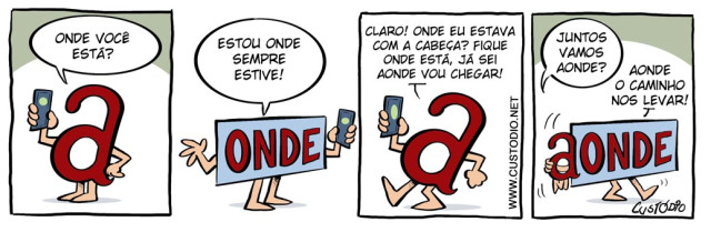 NOSSA LÍNGUA: ONDE X AONDE