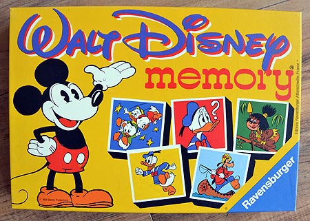 Le trou à rat: Memory Disney – Ravensburger - 1980