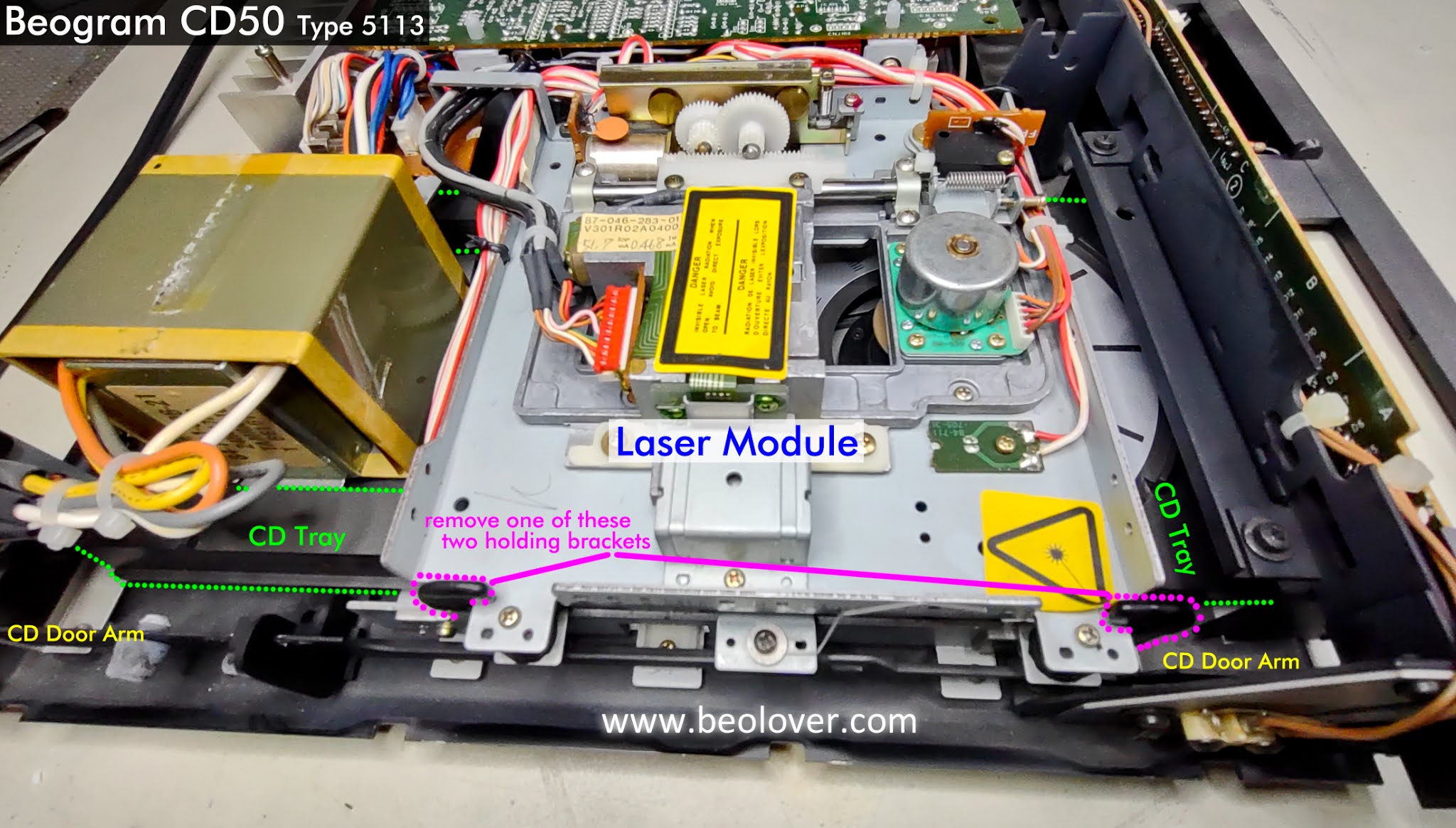 beolover: Beogram CD50: Typical Restoration Steps