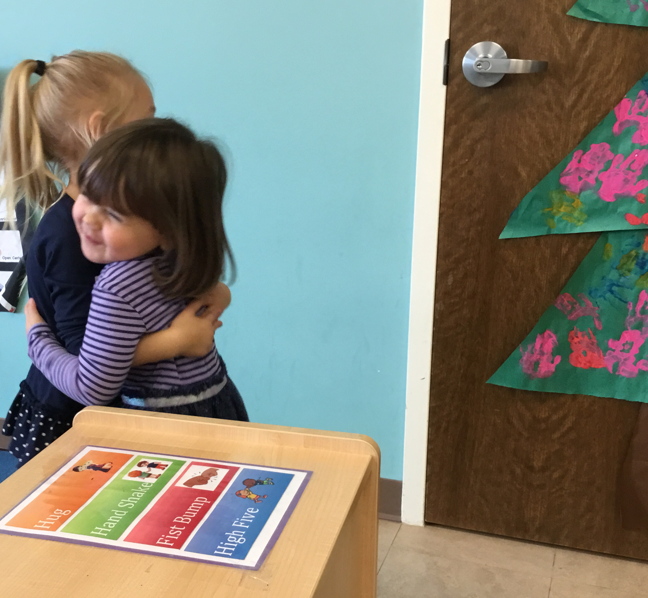 Academy of Harpeth Village: Hug, Handshake, High Five, or Fist Bump!