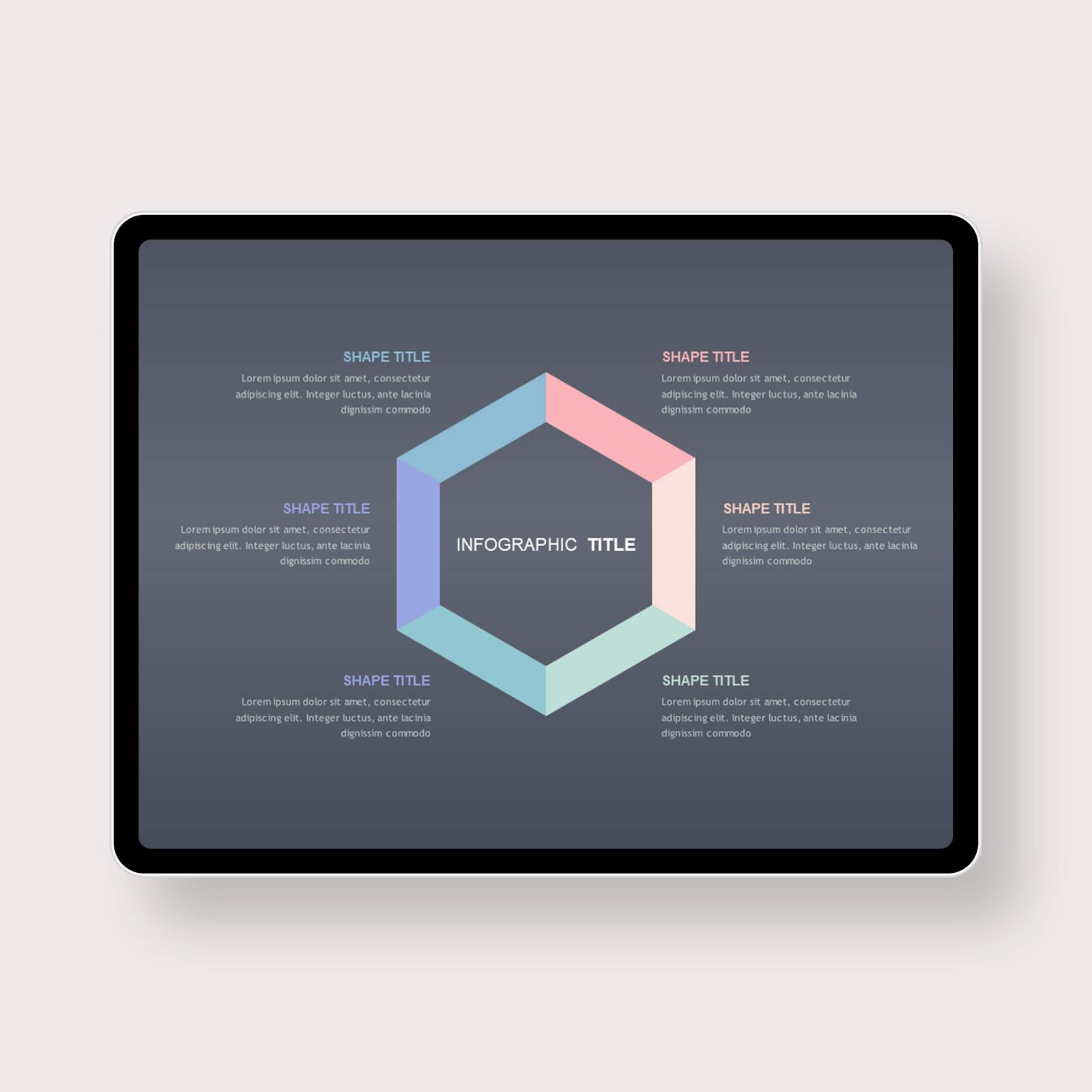 Polygon Divide Section PowerPoint Templates - PowerPoint Free