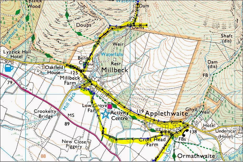 Malcolm Coils: Holiday in Applethwaite near Keswick in Cumbria
