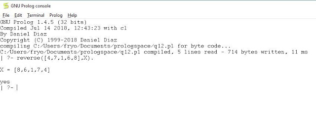 CskeCode: Write a Prolog program to implement reverse (L, R) where List ...