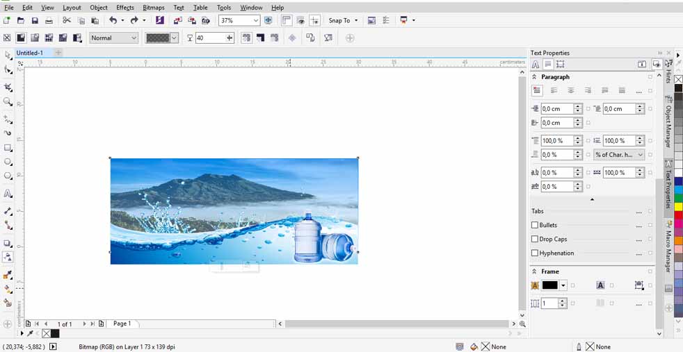 Desain Spanduk Depot Air Isi Ulang CDR (CorelDraw) - Sobat-Tutorial