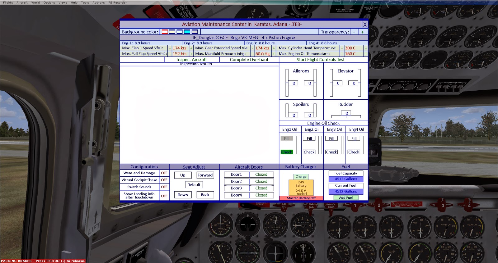 FSX Aircraft Inspection Mod