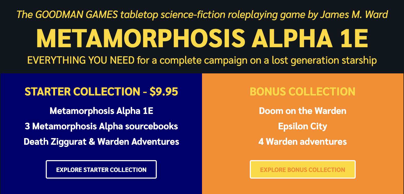 Tenkar's Tavern: Bundle of Holding - Metamorphosis Alpha 1e