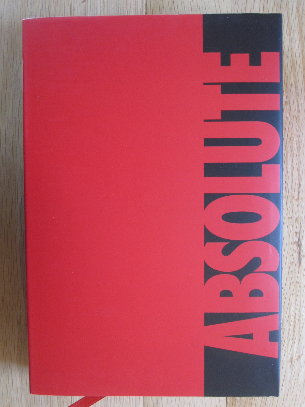 my absolute collection: Watchmen Absolute Edition