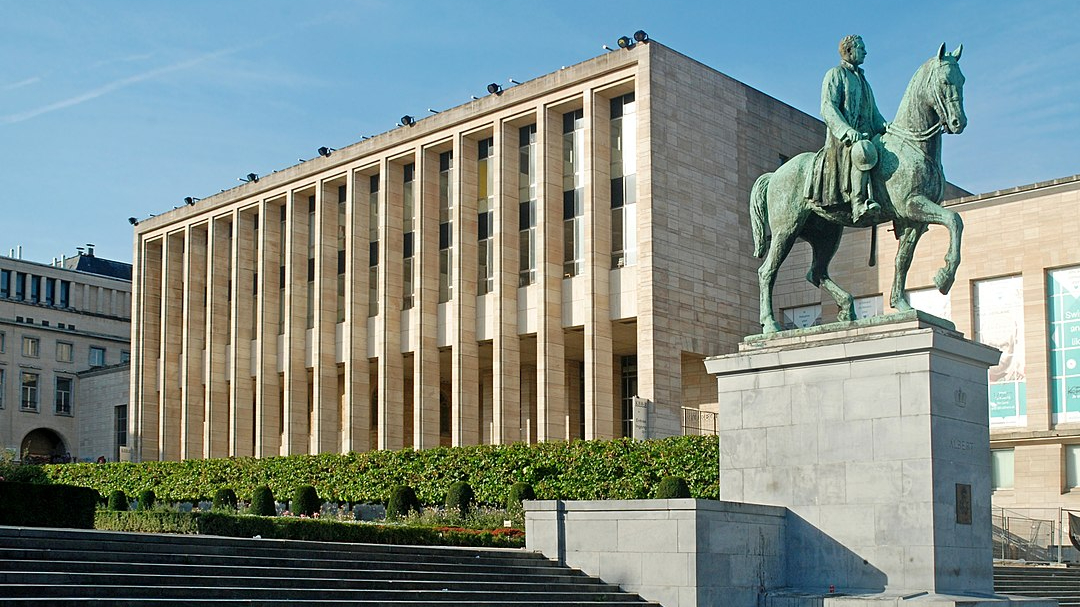 The KBR library and museum in Brussels