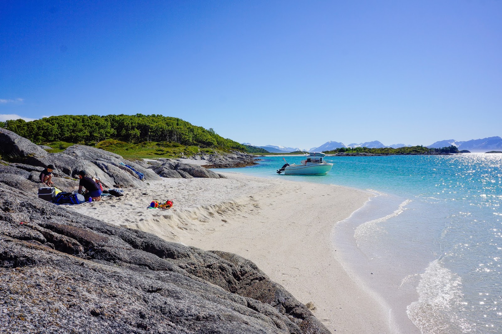 Hvite strender i Nord-Norge