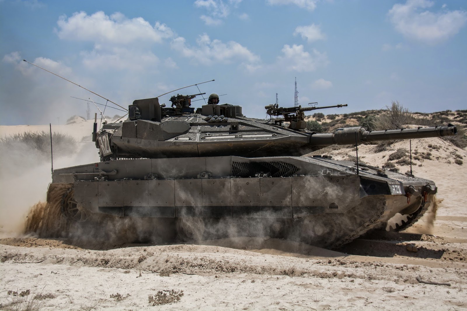 SNAFU!: IDF armor and artillery in action in the Gaza Strip.
