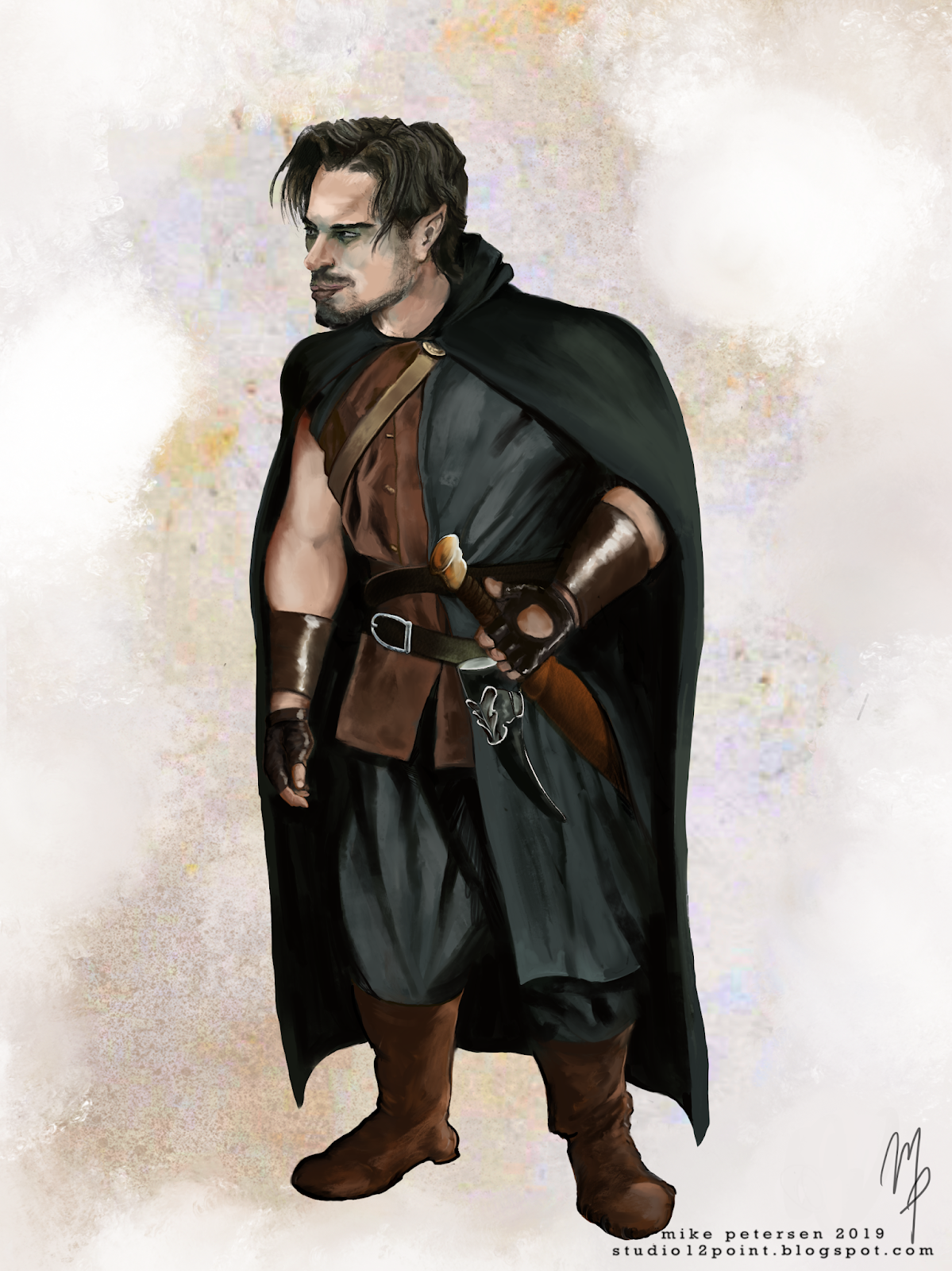 D&D Character Art - Halfling Rogue