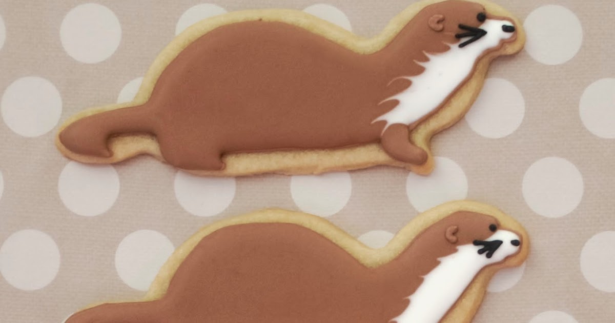 The Royal Icing Queen: Sea Otter Cookies