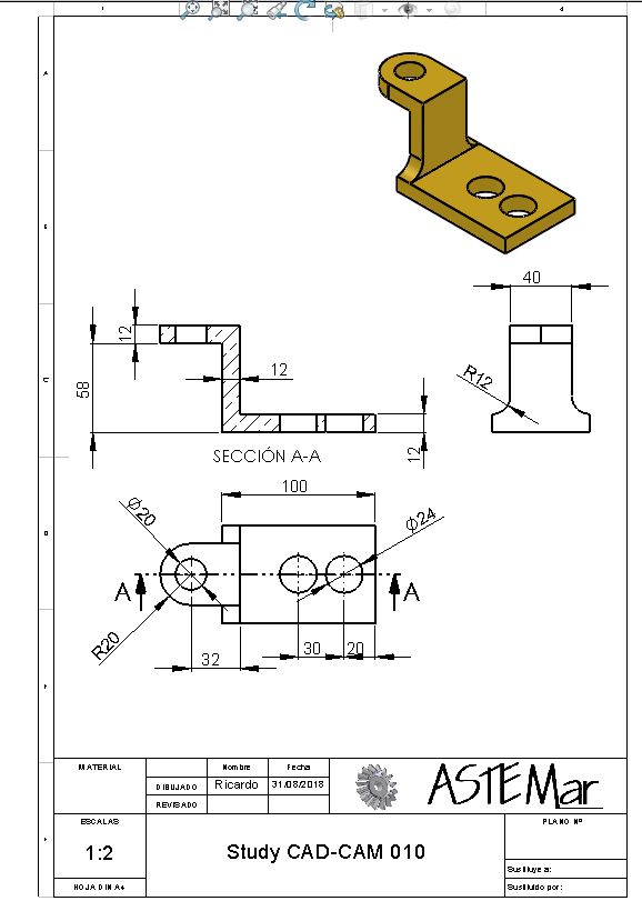 Mis dibujos en CAD: Study CAD-CAM 010