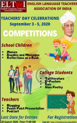 Teachers' Day Contests fro College Students - Scholastic World ...