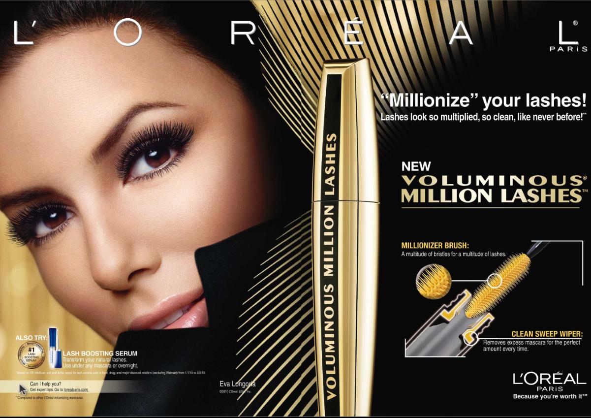 Vai, Bonita!: Máscara Voluminous Million Lashes L'oréal.