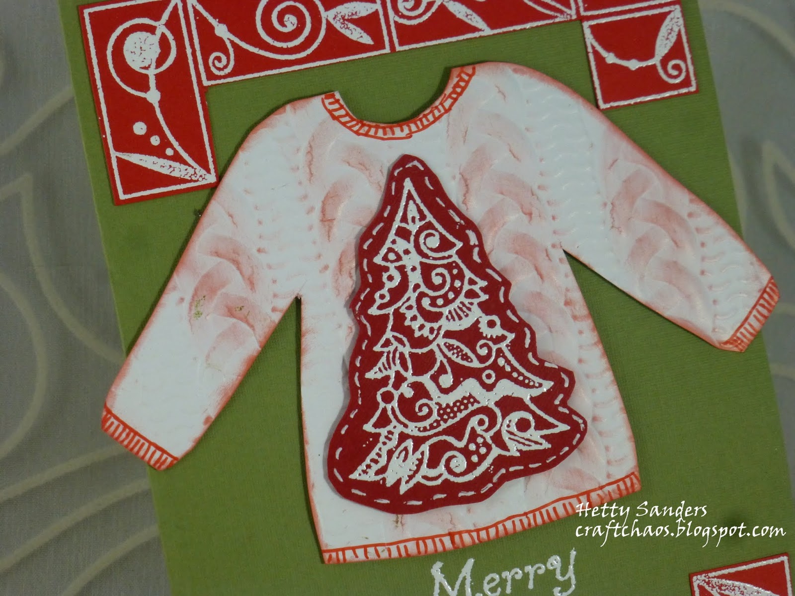 *{CraftChaos}*: The Christmas sweater card