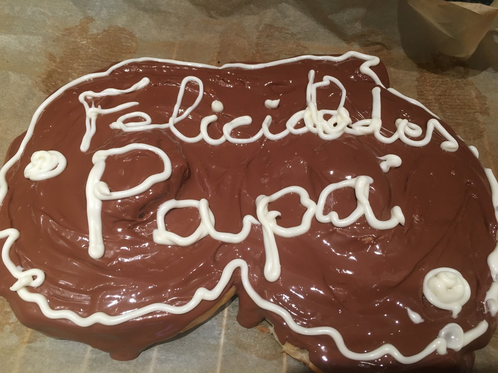 Cocinando con Mellizos: Palmera gigante de chocolate para el día del Papi