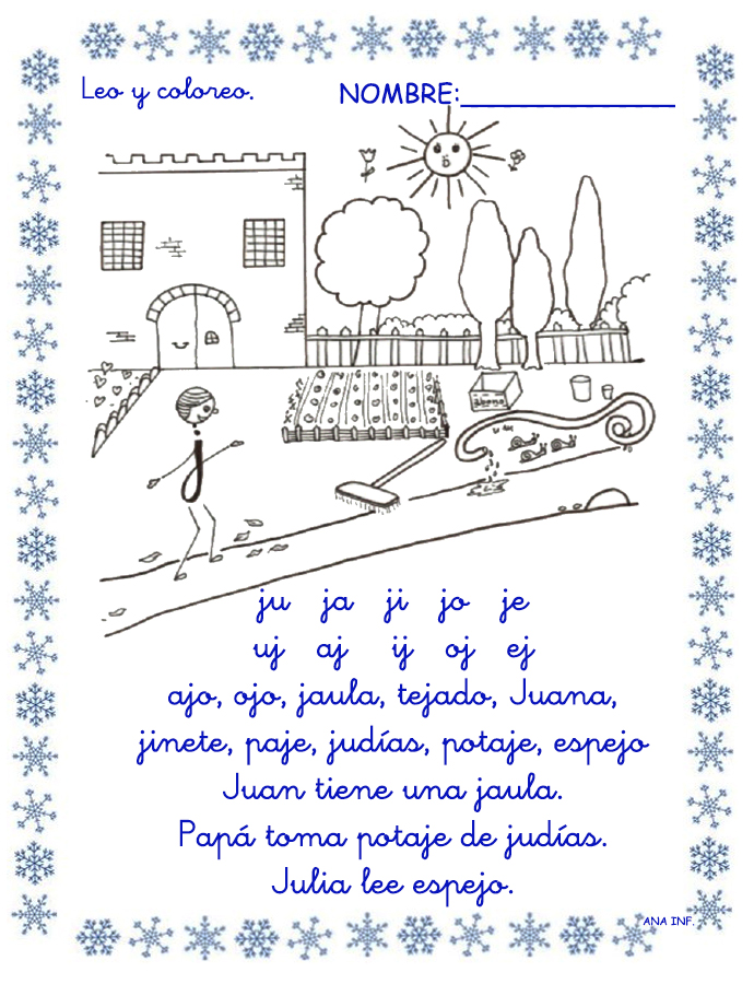 Educación infantil 4 años: El cole en casa: Letrilandia J