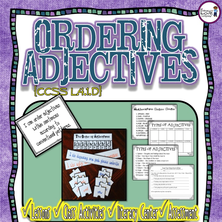 Literacy Loves Company: Ordering Adjectives and a Skull