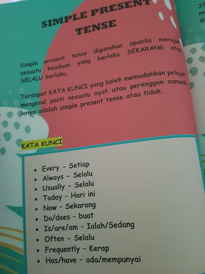 Anak Saya Bijak: Belajar Simple Present Tense dengan Buku Grammar Booster