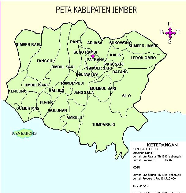Peta Jember