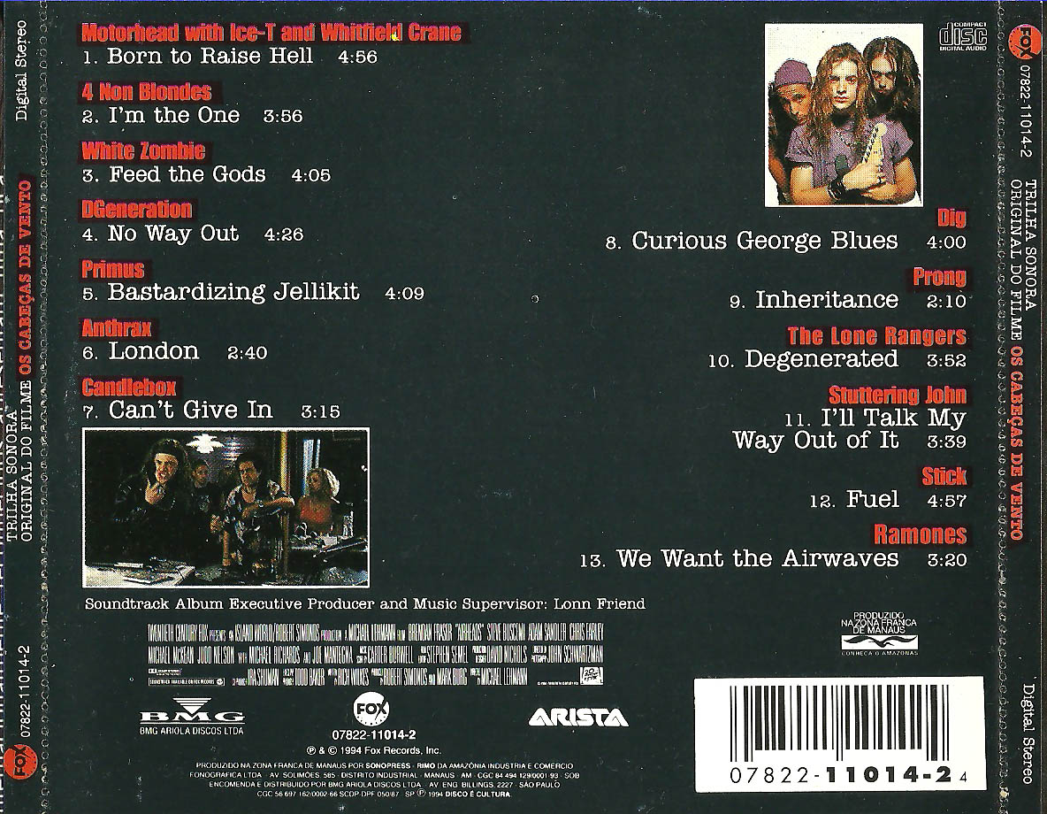 Deja Vu Do Rock: Filme: "Os Cabeças de Vento" (Airheads)