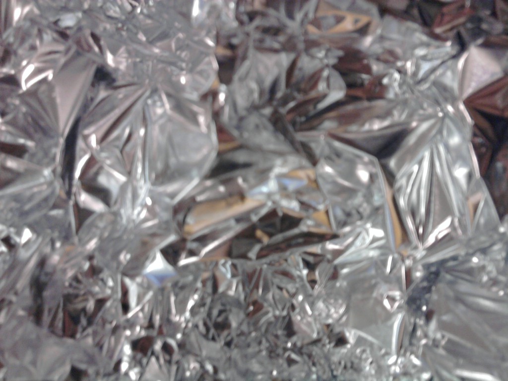 Textiles In Practice: Joanna Dyas: Tin Foil Rock Samples