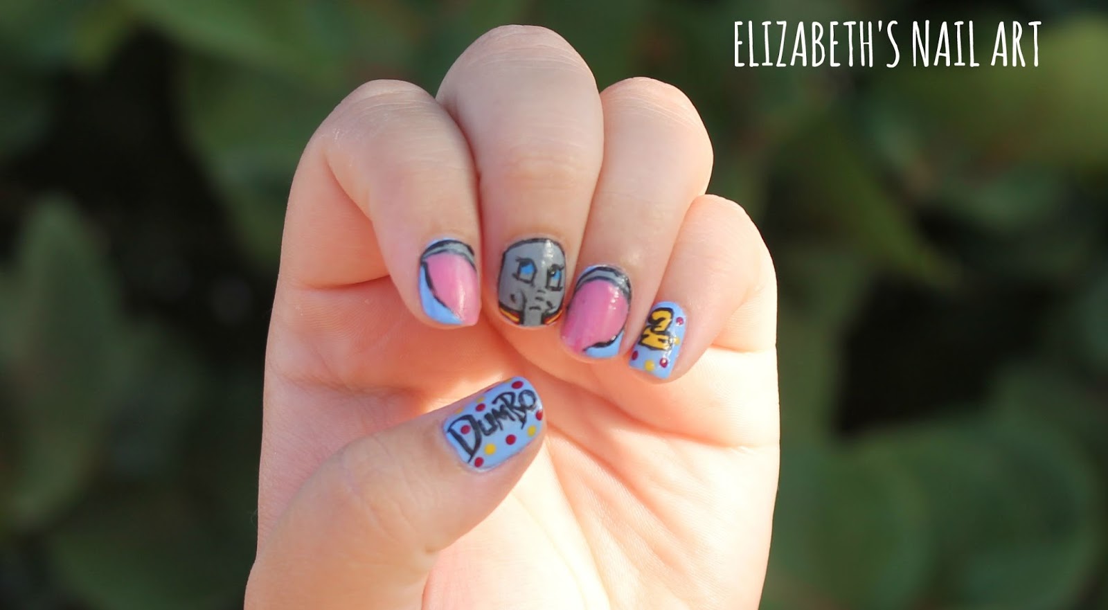 Elizabeth's nail art: Nail Art Dumbo